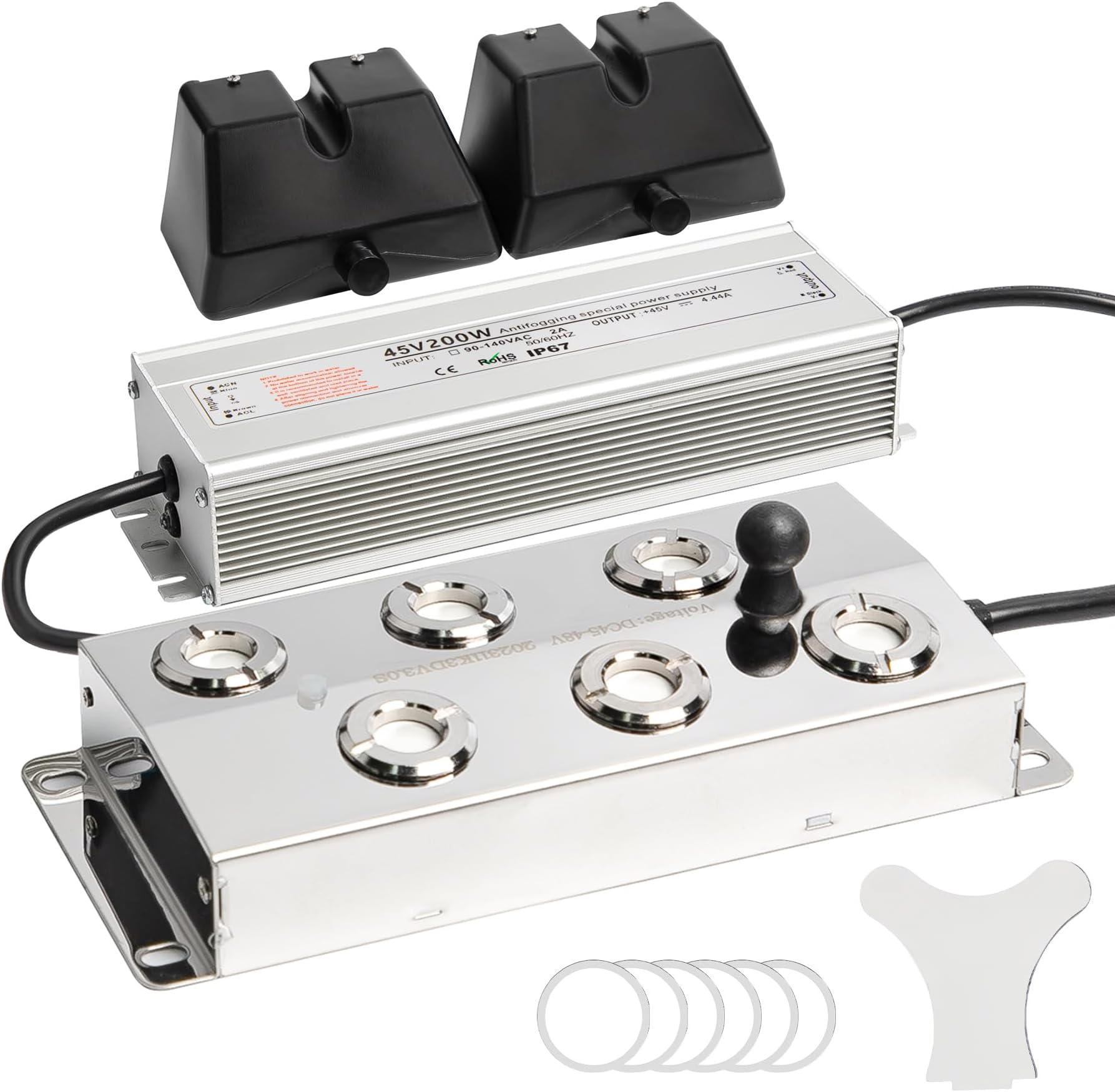 Amazon.com: Ultrasonic Mist Maker 6 Head,Add Replacement Atomizer Heads ...