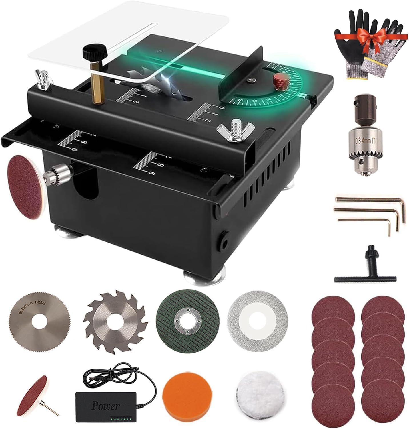 Mini Multi-Functional Table Saw,Mini Table Saws for Crafts,Portable ...