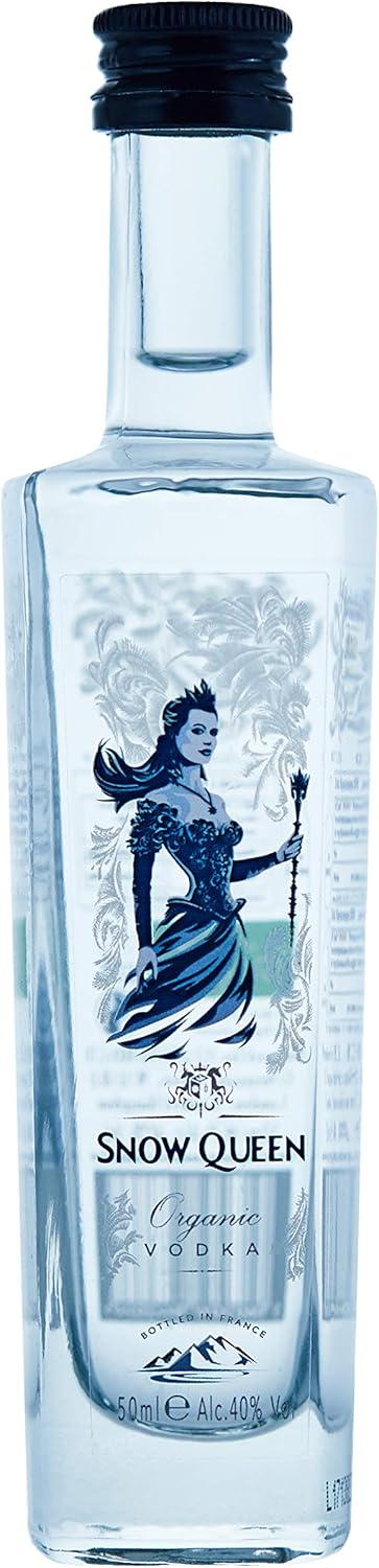 Snow Queen Organic Vodka Miniature, 50 ml, SQO0.50L : Amazon.co.uk: Grocery