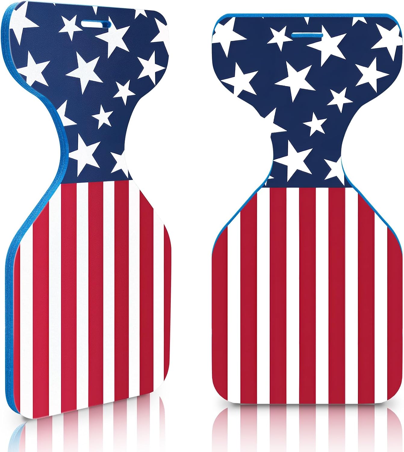 Amazon.com: Lunmon 2 Pcs Summer Foam Water Saddle Floats American Flag ...