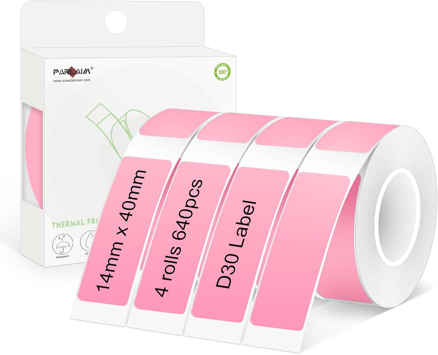 Amazon.com : PARLAIM 14X40mm (0.55"x1.57") Strong Adhesive Thermal ...