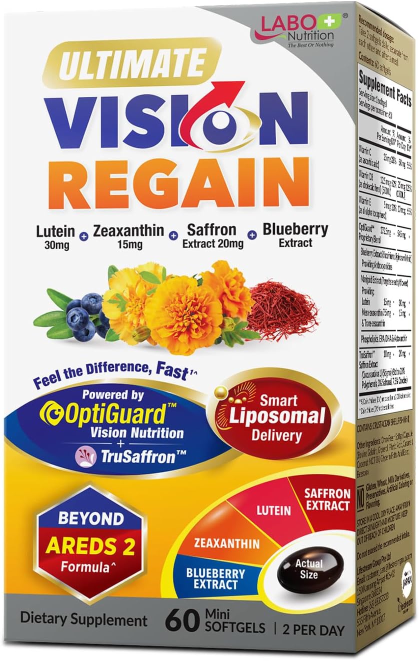 LABO Nutrition VisionREGAIN, entrega liposomal inteligente, absorción ...