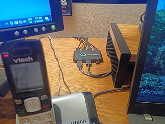 Amazon.com: KVM Switch HDMI 2 Port Box,ABLEWE USB and HDMI Switch for 2 ...