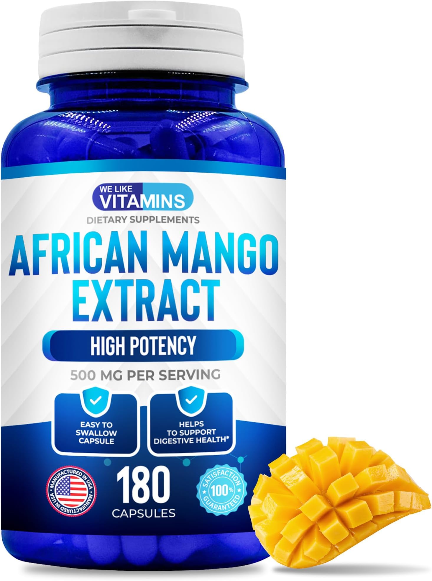 Amazon.com: We Like Vitamins African Mango Extract 500mg - 5000mg ...