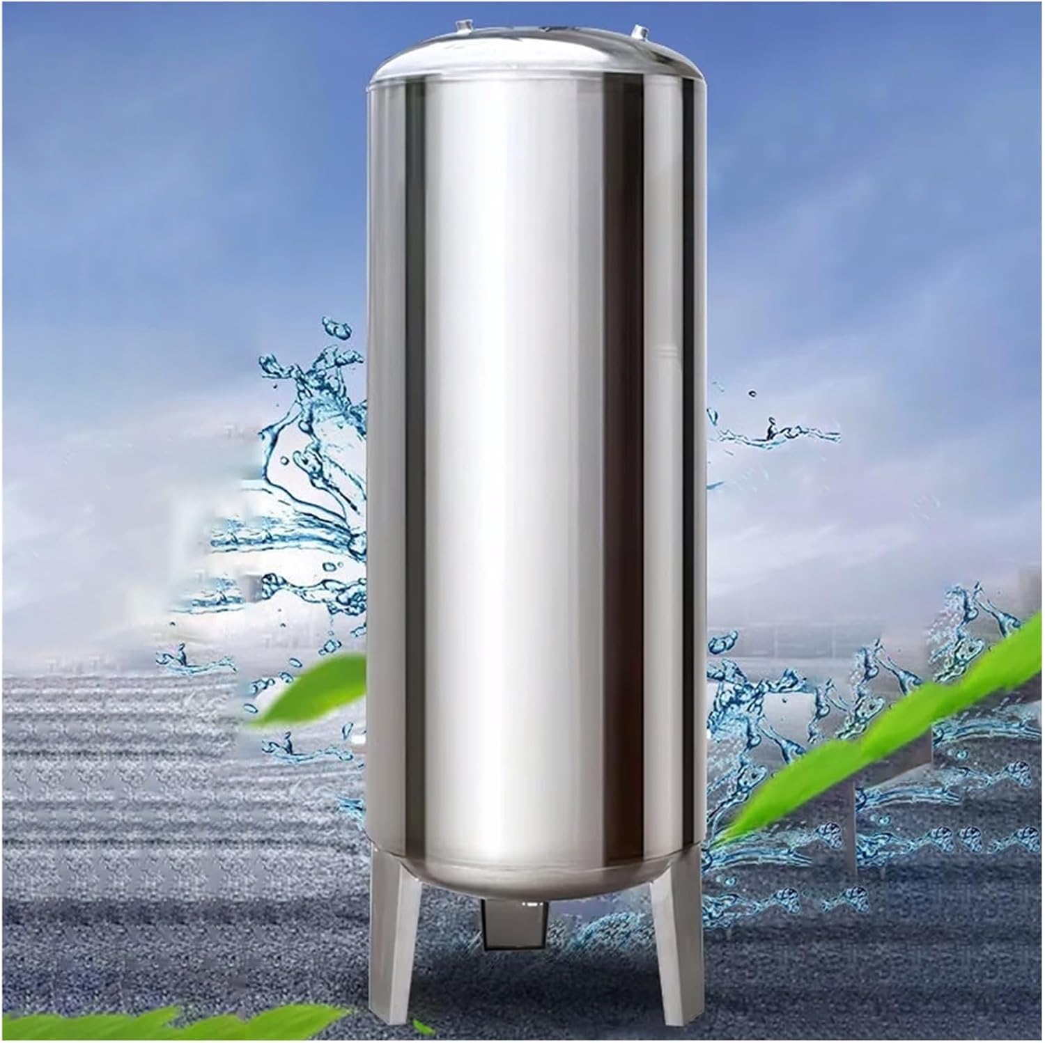 Amazon.com: Stainless Steel Water Well Pressure Tank, Large Vertical ...