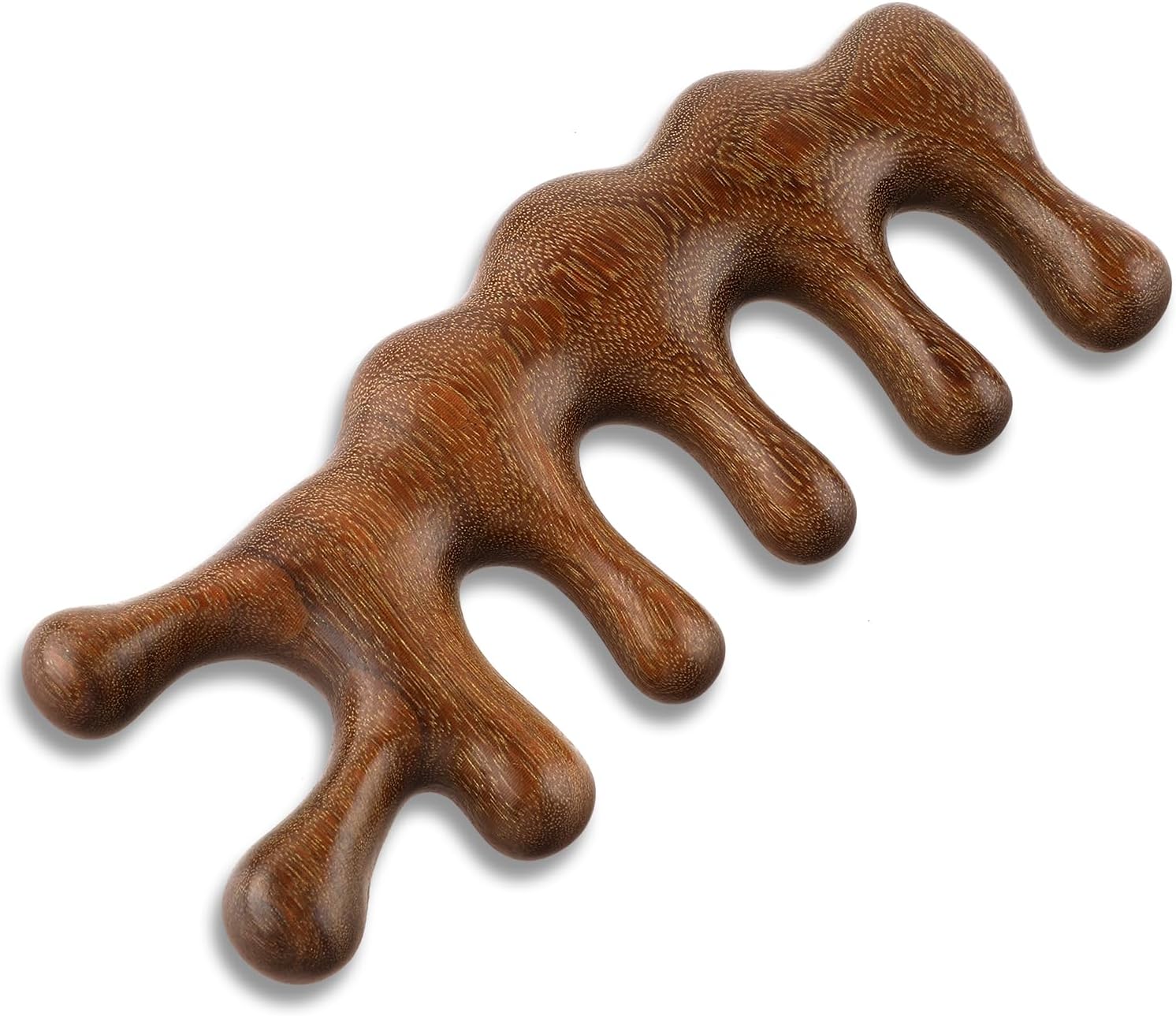 Amazon.com : Handheld Head Massage Comb, Wood Wide Tooth Hair Massage ...