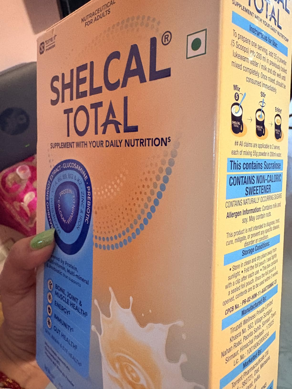 Buy Shelcal Total - Powered by Protein, Multi-Vitamin, Multi-Mineral ...