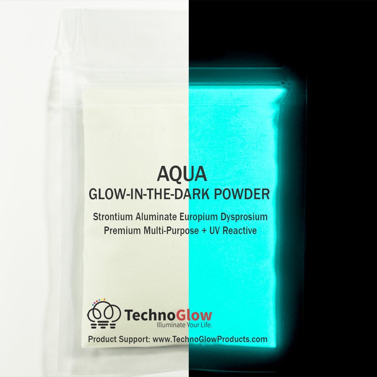 Amazon.com: Glow in The Dark Powder - Multipurpose PRO-Series Glow ...