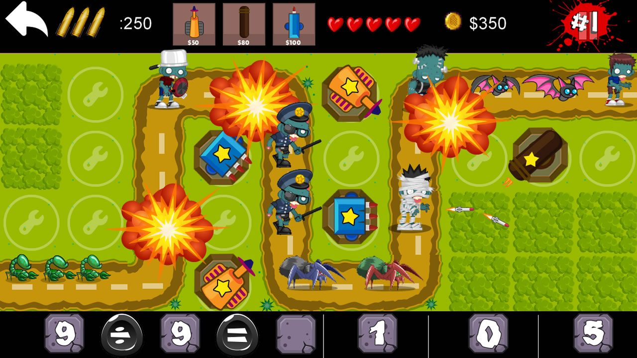 Math Vs Zombies Tower Defense - App on Amazon Appstore