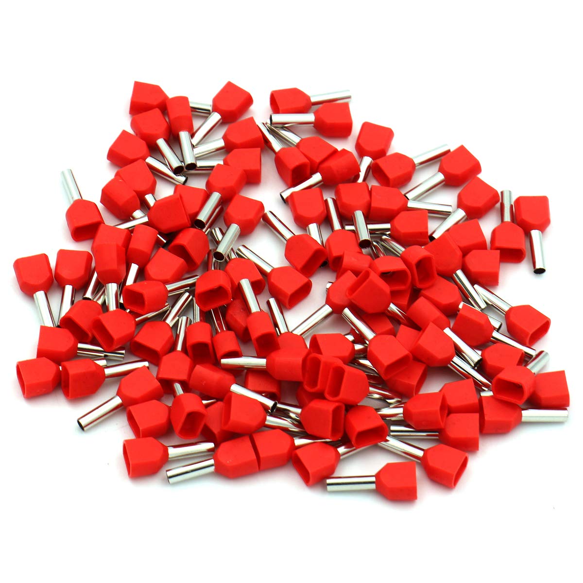 Snapklik.com : AWG 18/1.0mm2 Wire Copper Crimp Connector Twin Insulated ...