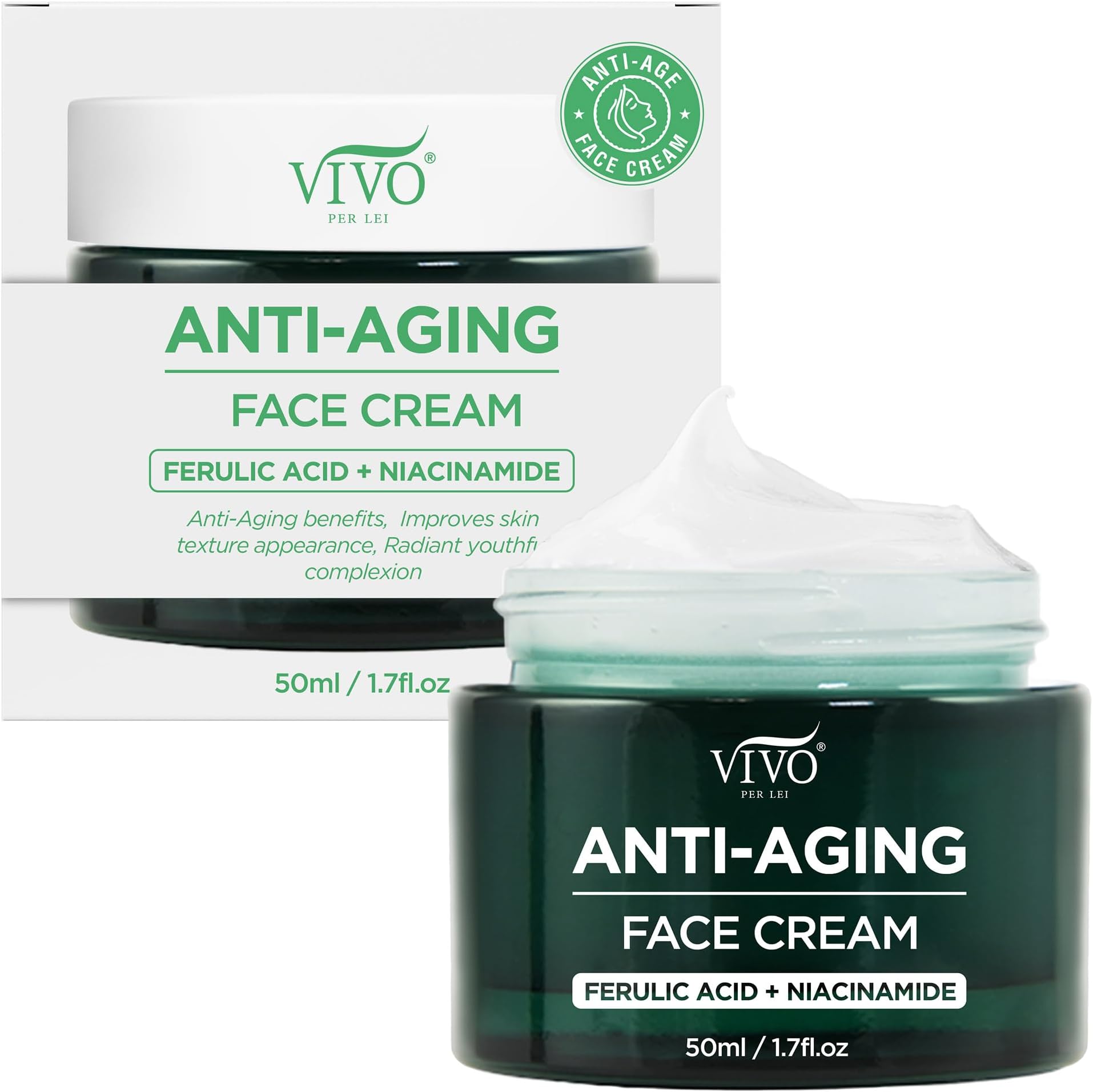 Amazon.com: Vivo Per Lei Retinol Night Cream - Retinol Cream with with ...