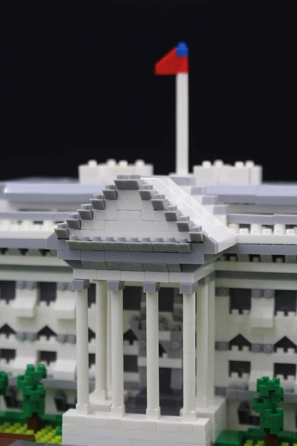 Buy dOvOb Architecture White House Micro Mini Blocks (2021PCS) - 3D ...