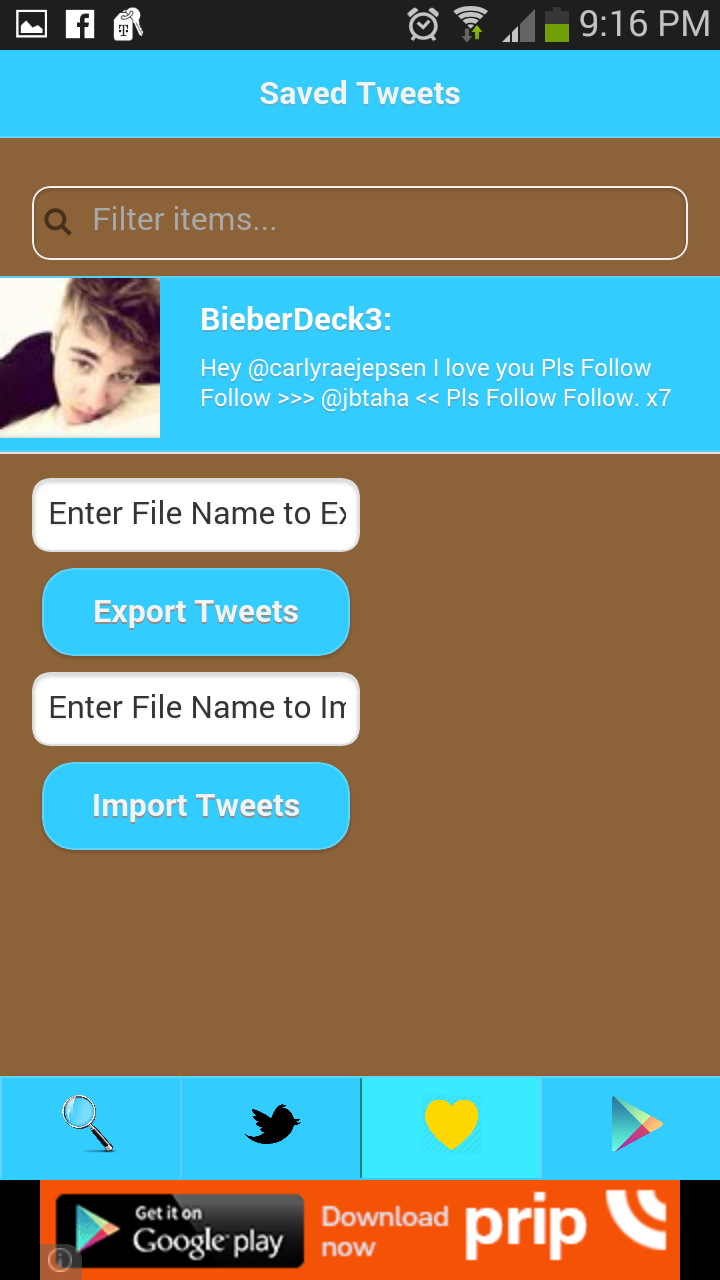 Tweets Finder Pro - App on Amazon Appstore