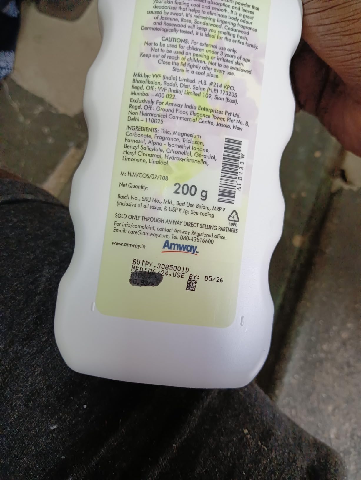 Amway Persona Talc powder 200 gram : Amazon.in: Beauty