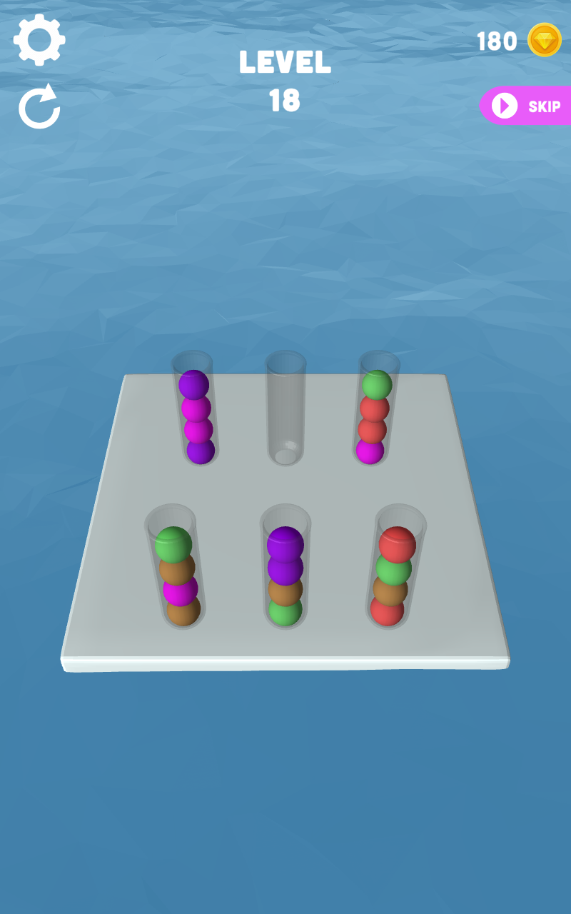 Sort Balls Puzzle - Bubble Sortpuz Color Sort Puzzle Game 3D Sorting ...