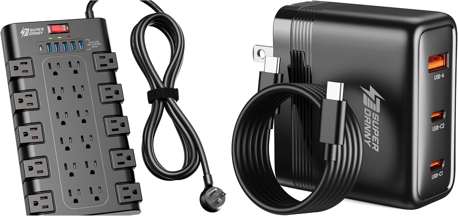 Amazon.com: USB C Charger GaN 100W 3 Port Fast Compact Wall Charger ...