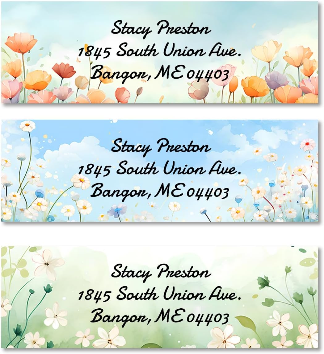 Amazon.com : Teryiaco Personalized Return Address Labels - 19 Designs ...