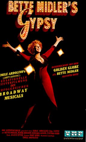Bette Midler's Gypsy [VHS] : Bette Midler, Peter Riegert, Cynthia Gibb ...