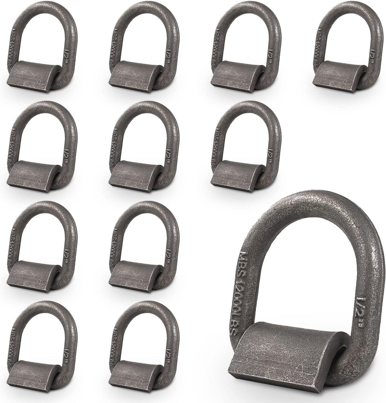 Amazon.com: SALUINOKI 16Pack 1/2 Weld On D Ring Heavy Duty Weldable ...