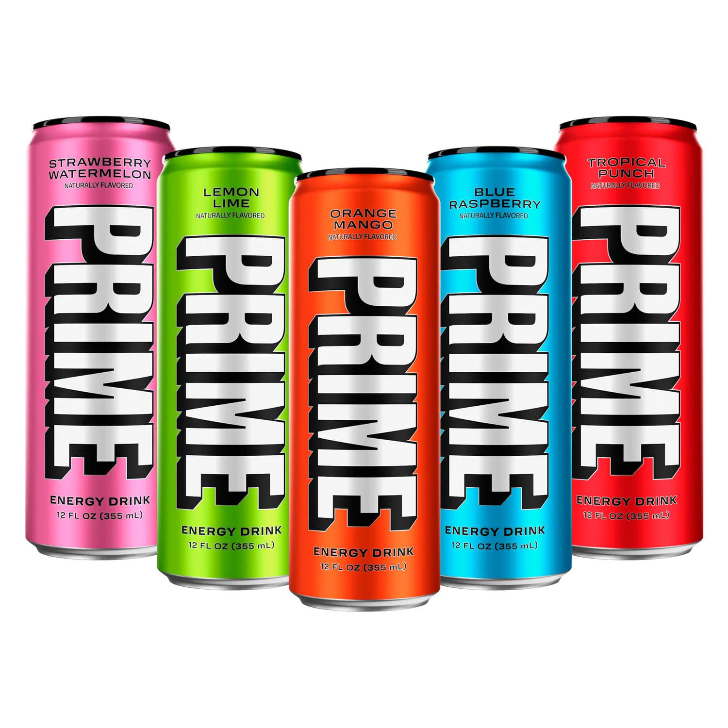 Prime Energy Drink Cans - Flavor Variety 5 Pack - Nepal | Ubuy