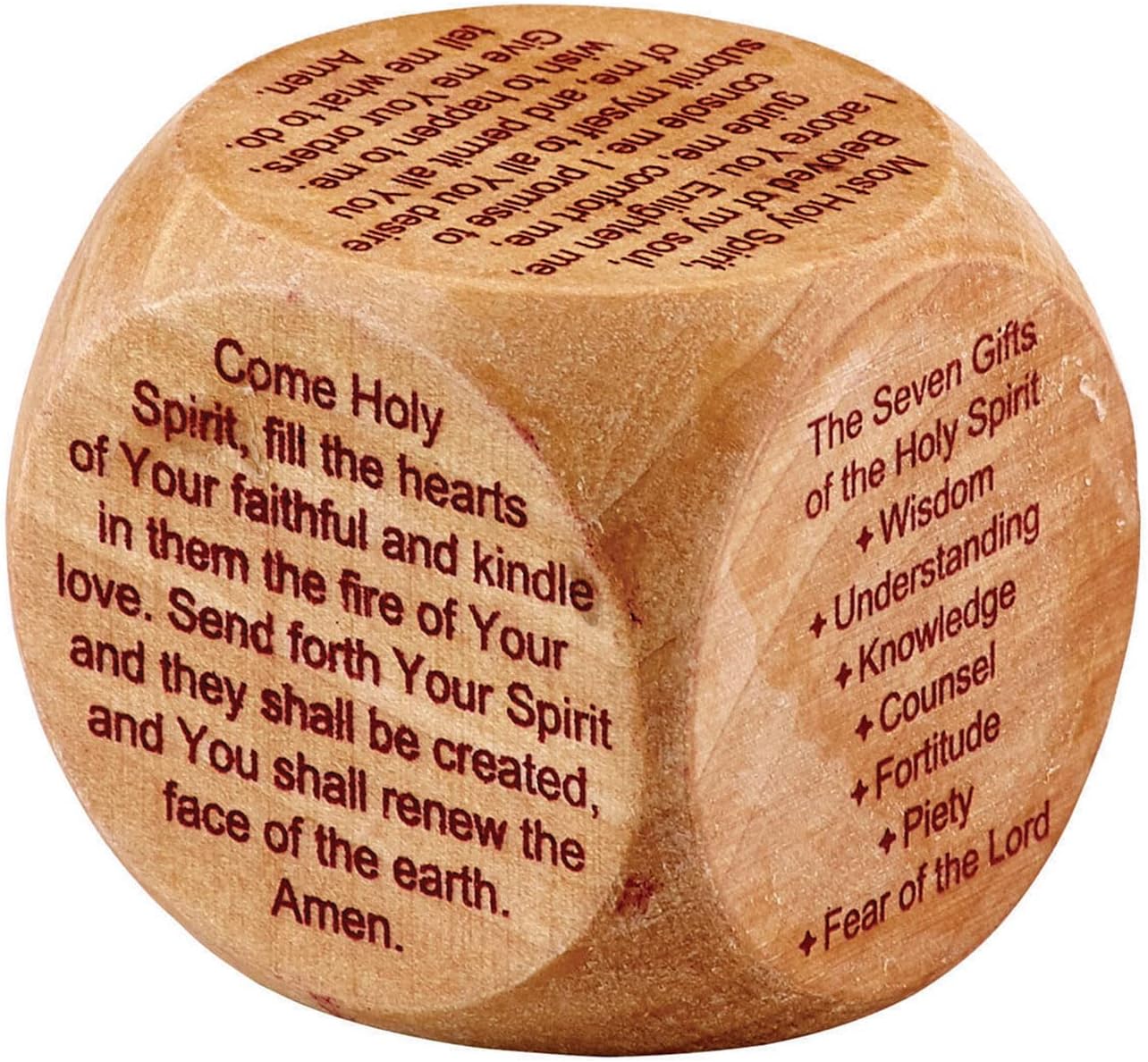 Amazon.com: CB Catholic Growing in Faith-Small Wooden Prayer Cubes, 12 ...