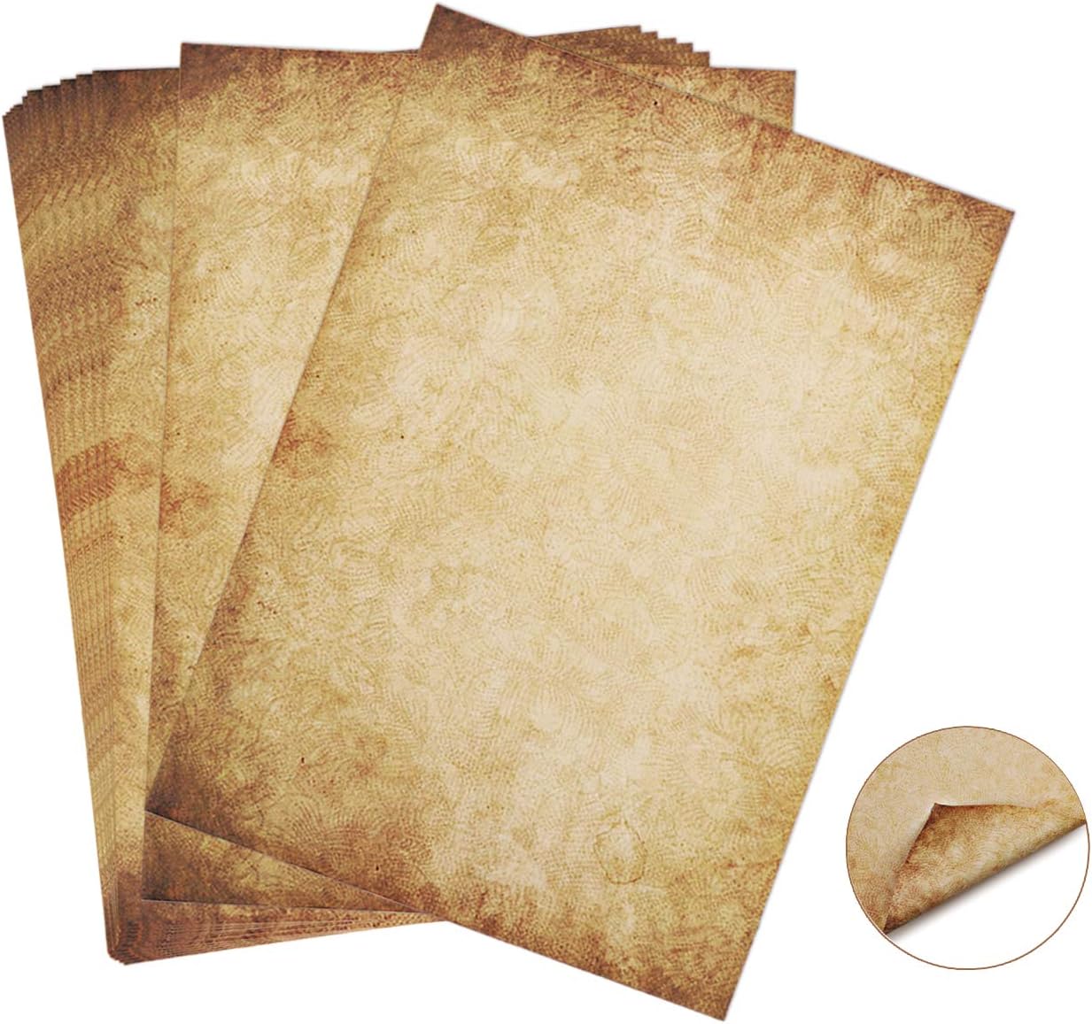 60 Sheets Writing Paper Design Paper Old Look DIN A4 100 g/m² Absofine ...