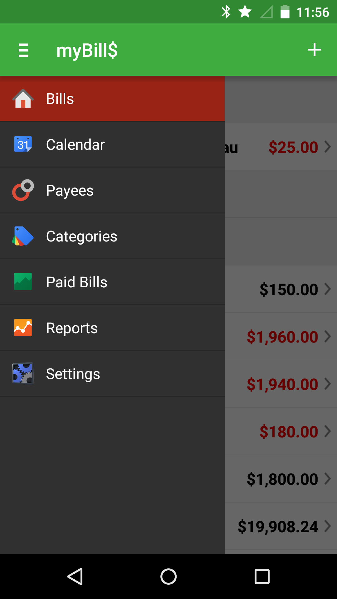 myBill$ Free - App on Amazon Appstore