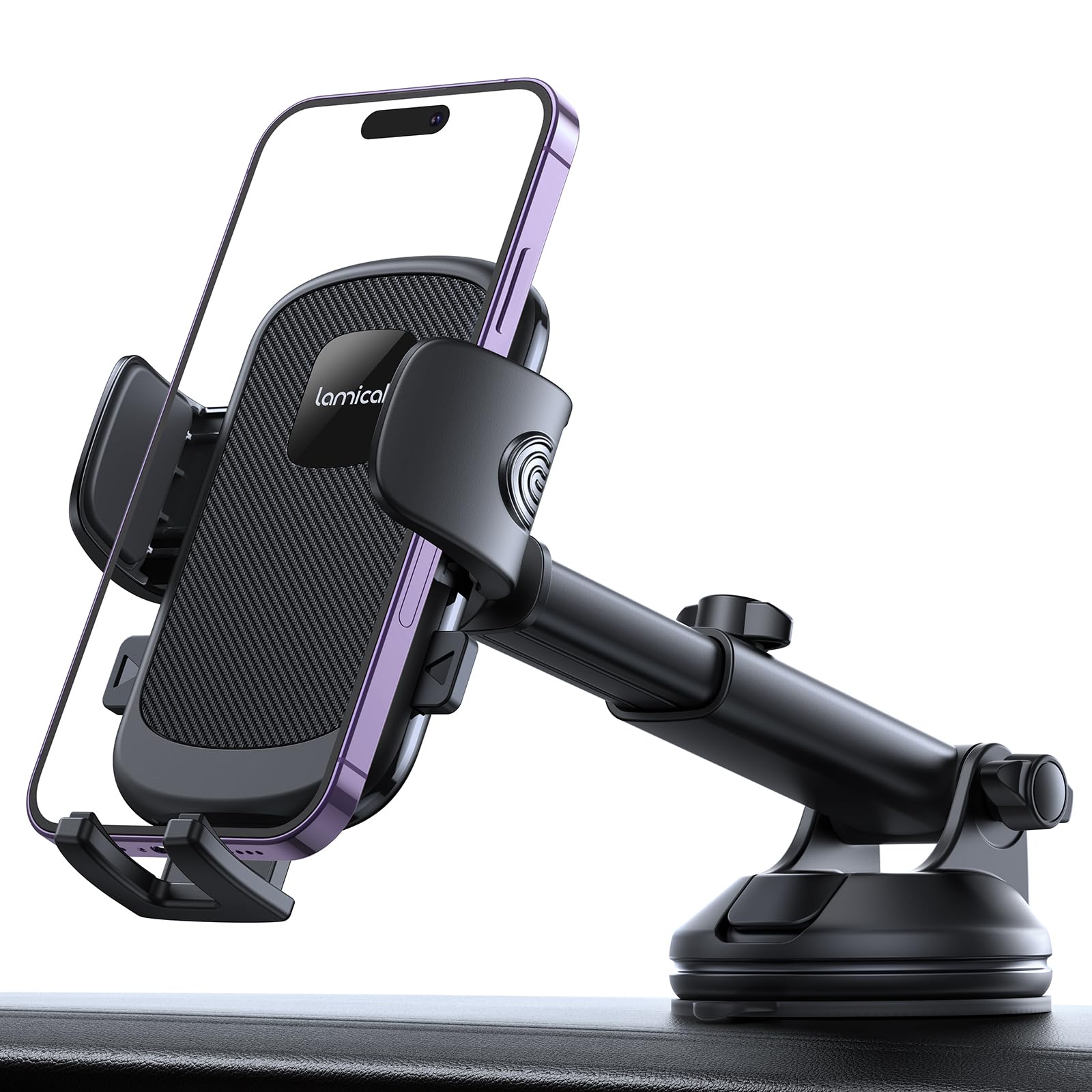 Amazon.com: Lamicall Cell Phone Holder Car - [Ultra 70LBS Suction ...