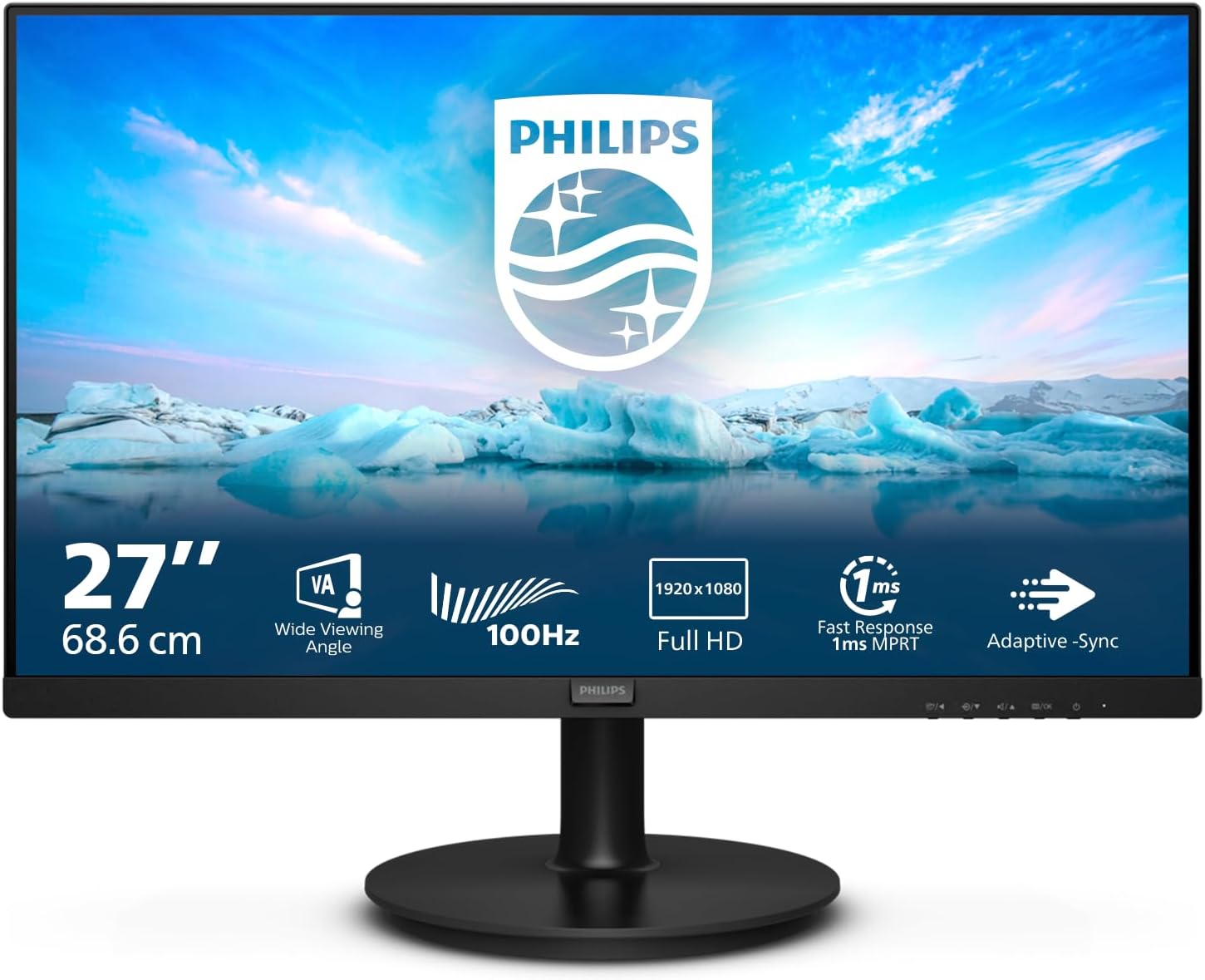 PHILIPS 271V8LAB - 27 Inches FHD Monitor, Speaker (1920x1080, 100 Hz ...