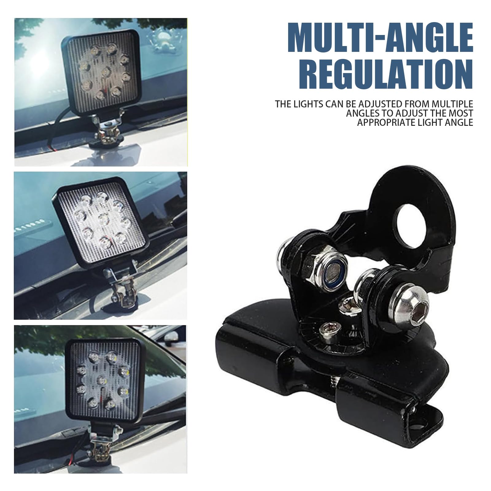 Snapklik.com : Nodteem Pack-2 Car Hood LED Working Light Bracket ...