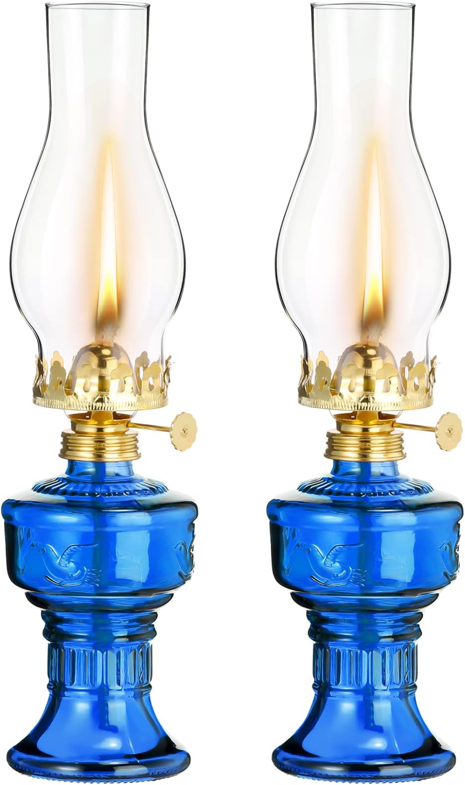 Amazon.com: 2 Pcs Chamber Oil Lamps for Indoor Use Vintage Kerosene ...