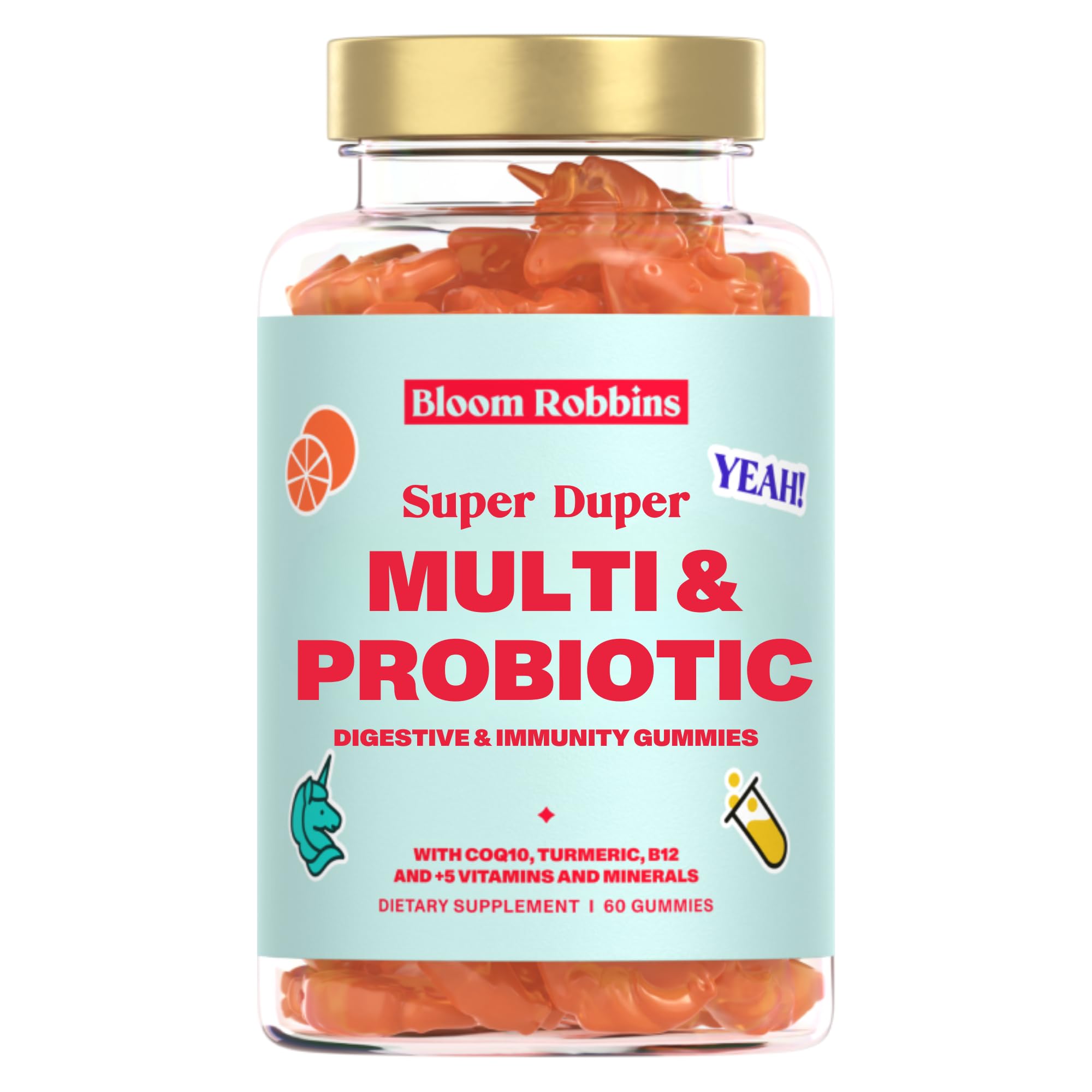 Amazon.com: Bloom Robbins Probiotic Gummies & Probiotics for Women ...