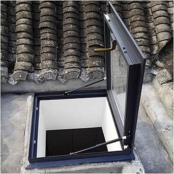 Aluminium Frame Tempered Glass Roof Window for Attic and Basement ...