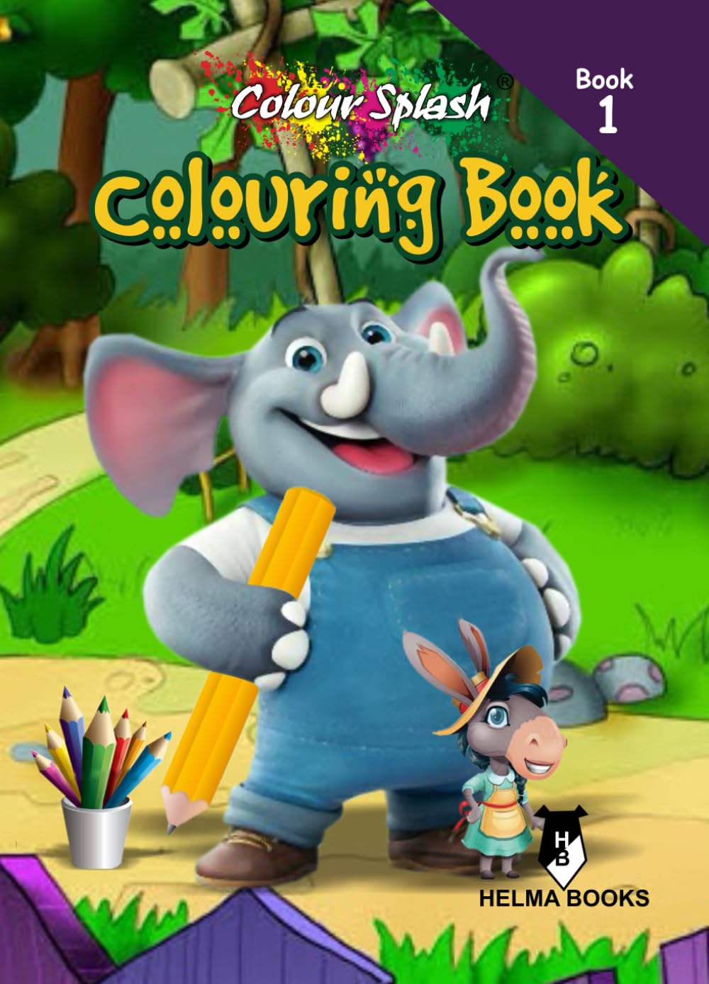 Amazon.com: Colour Splash Colouring Book 1: 9789785494419: Ogunbiyi ...