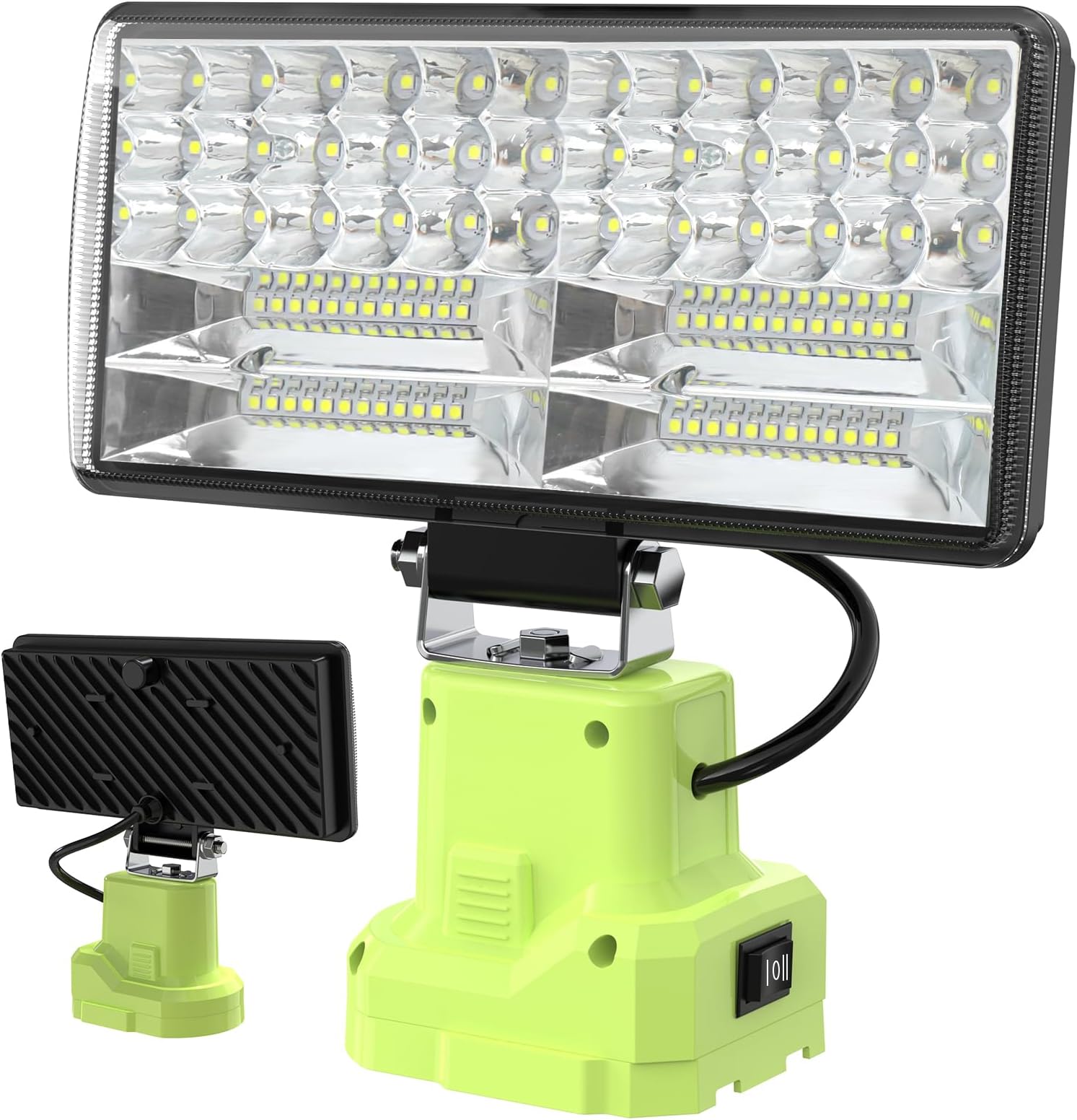 Compatible with Ryobi Cordless Led Work Light, 38w 6000lm Flashlight ...