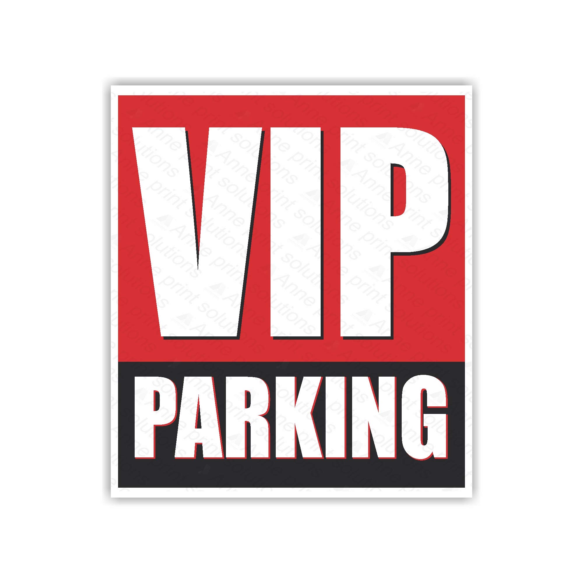 Anne Print Solutions® VIP Parking Sticker Self Adhesive Vinyl for Car ...