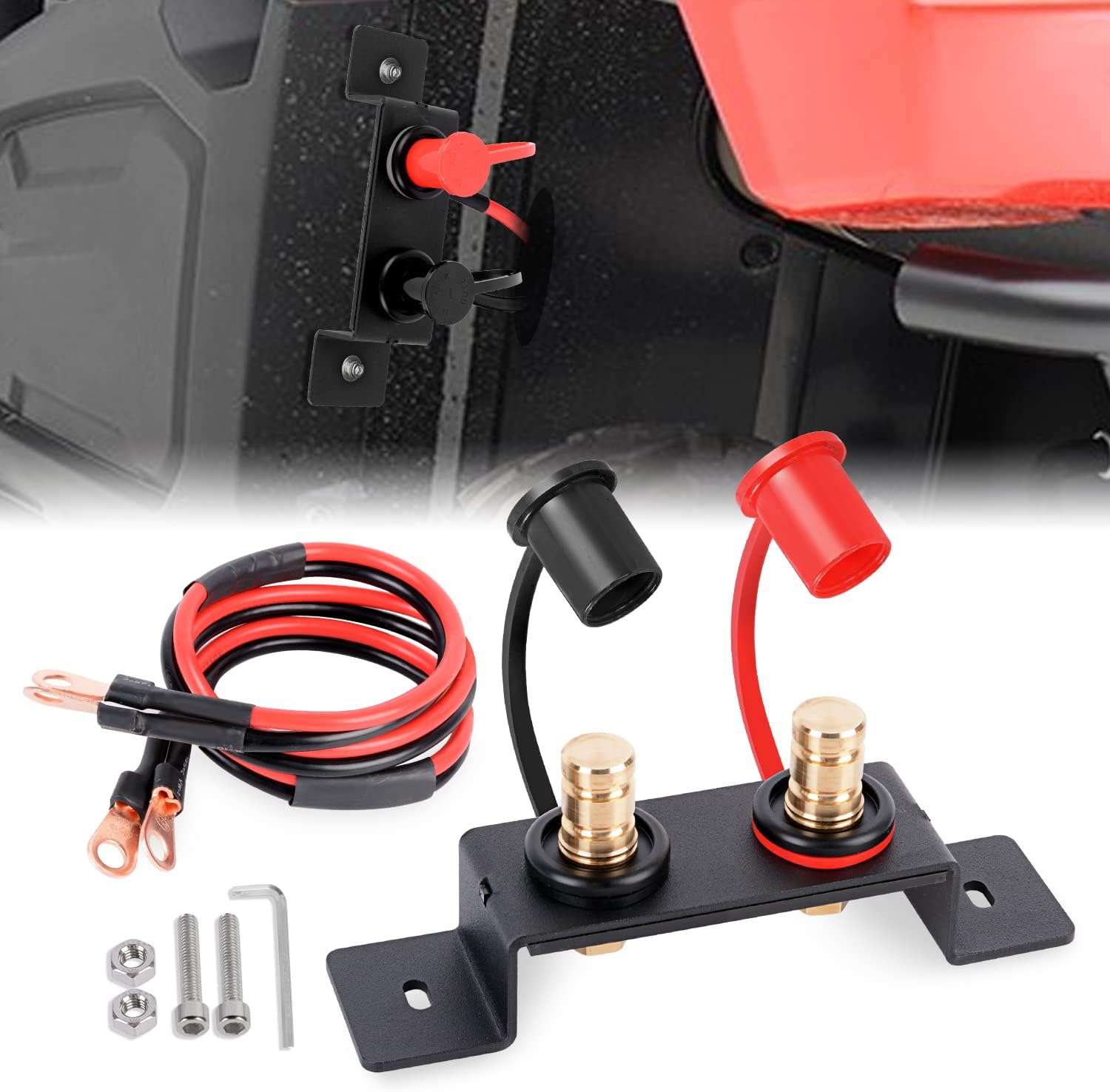 Amazon.com: UTV Car Battery Jump Post,Guina Can-Am X3 Battery Jump Post ...