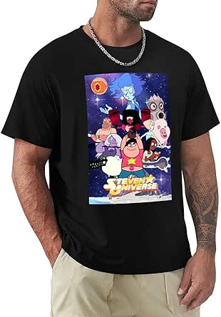 Steven Anime Universe Men's T-Shirt Summer Cotton Crew Neck Short ...