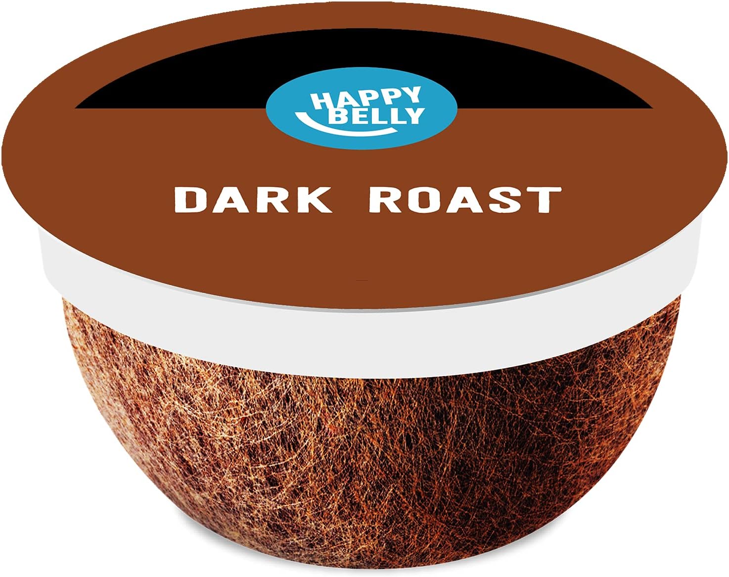Amazon.com: Amazon Brand - Happy Belly Dark Roast Coffee Pods ...