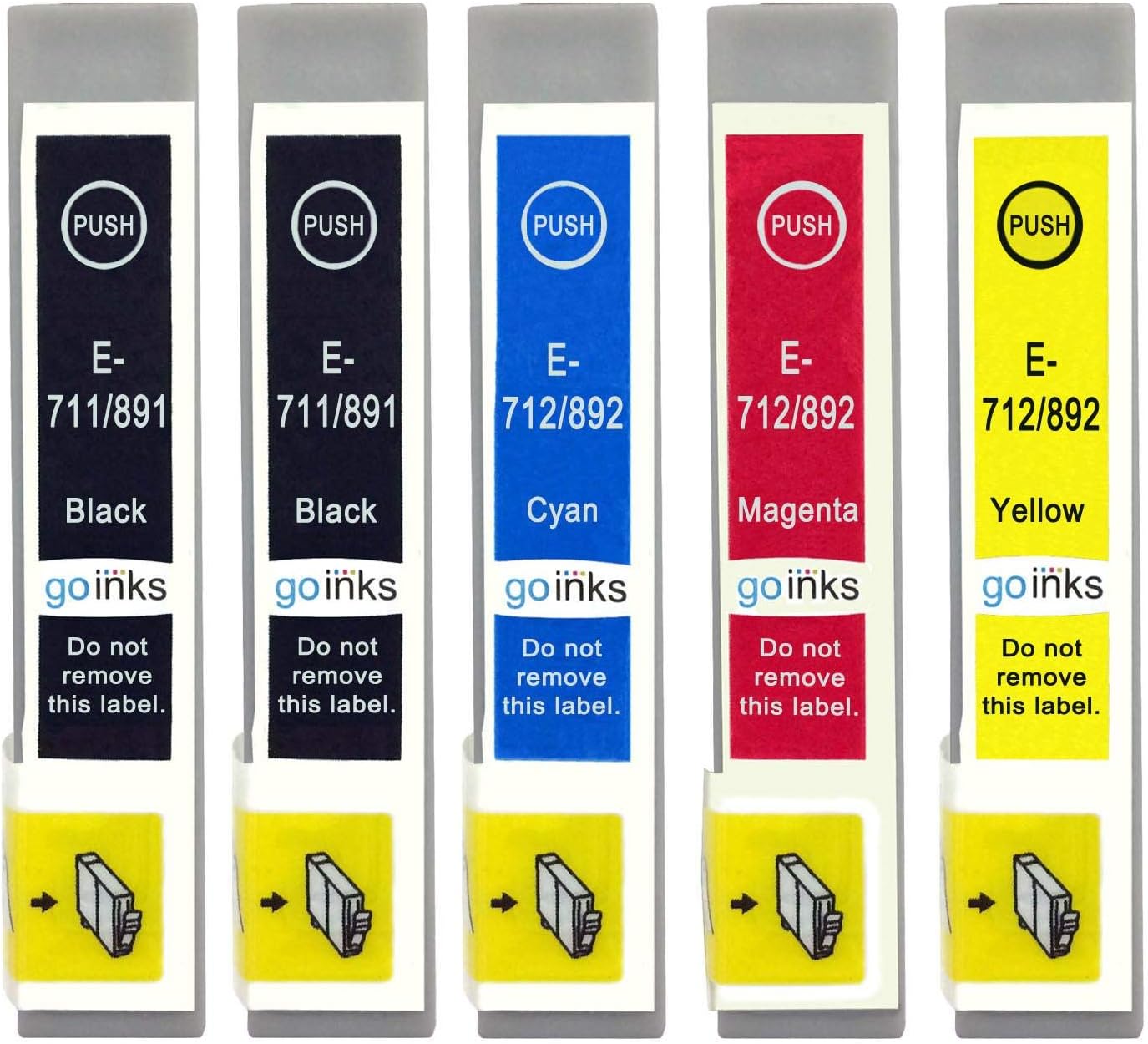Epson Original T0791 Ink Cartrdge for Stylus Photo 1400 (Owl), Black ...