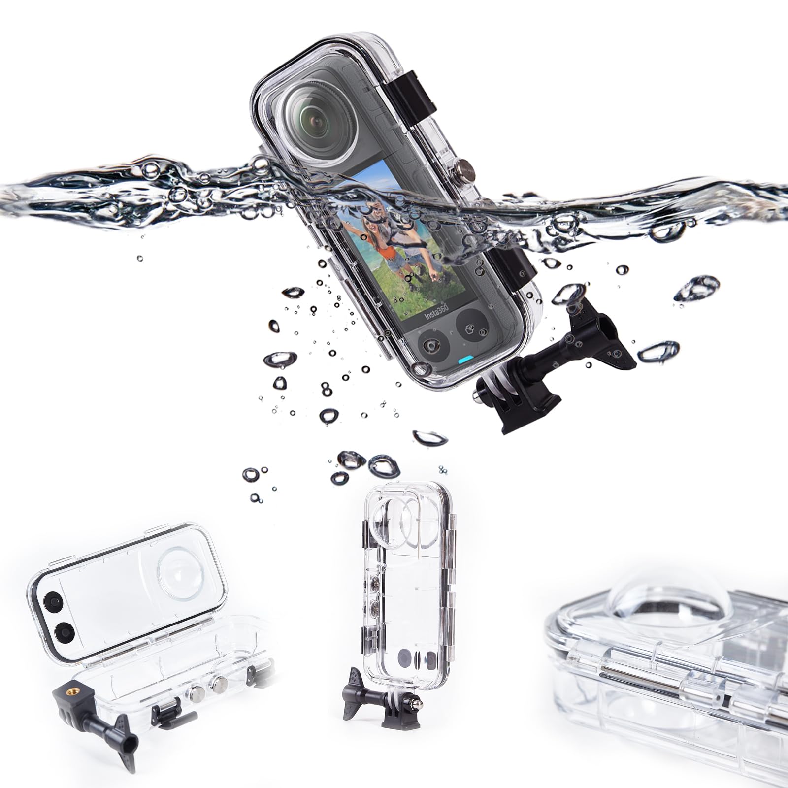 Insta360 X4 Case 40M/131FT Waterproof Case For Insta360 X4 - Protective ...