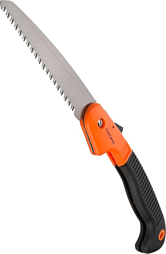 AceCamp 8 Inch Folding Hand Saw for Camping, Trees, Pruning, Hunting ...