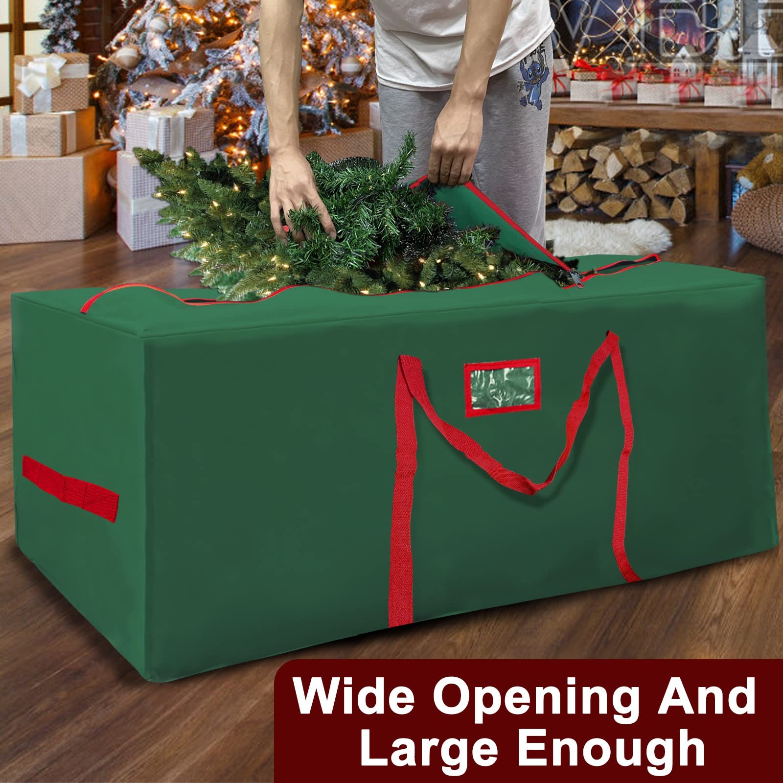 Extra Large Christmas Tree Storage Bag Fits Up to 9Ft Disassembled Xmas ...