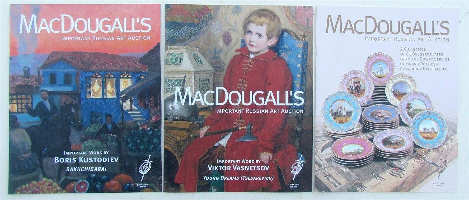 Amazon.com: RUSSIAN ART LOT of 3 MACDOUGALL'S 2019 AUCTION CATALOGS ...