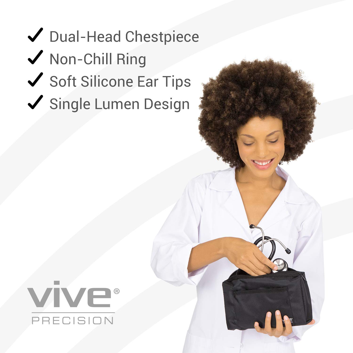 Snapklik.com : Vive Precision Dualhead Stethoscope - Dual Head ...