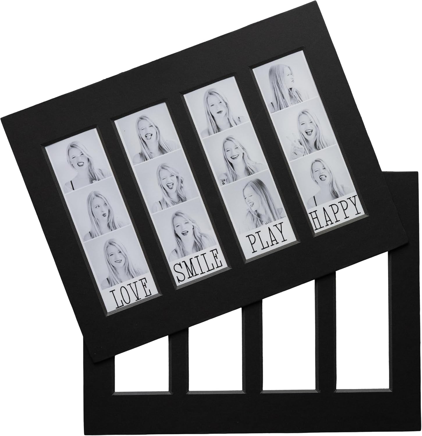Amazon.com - SMILE&WAVE Photo Frame Mats For 2x6 Photo Booth Strips - 8 ...