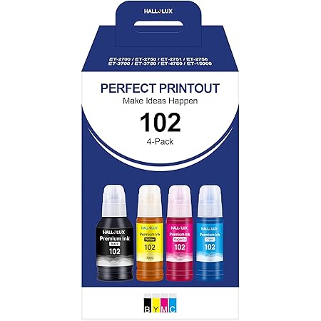 Epson EcoTank 102 Genuine Multipack Ink Bottles : Amazon.co.uk ...