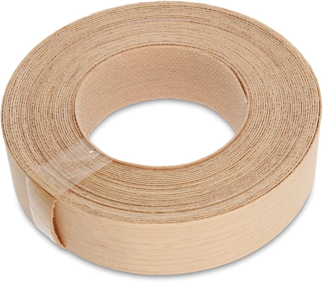 WoodPress 22mm Real Beech Edging Tape - 7.5m Iron On Edging Strip - Pre ...