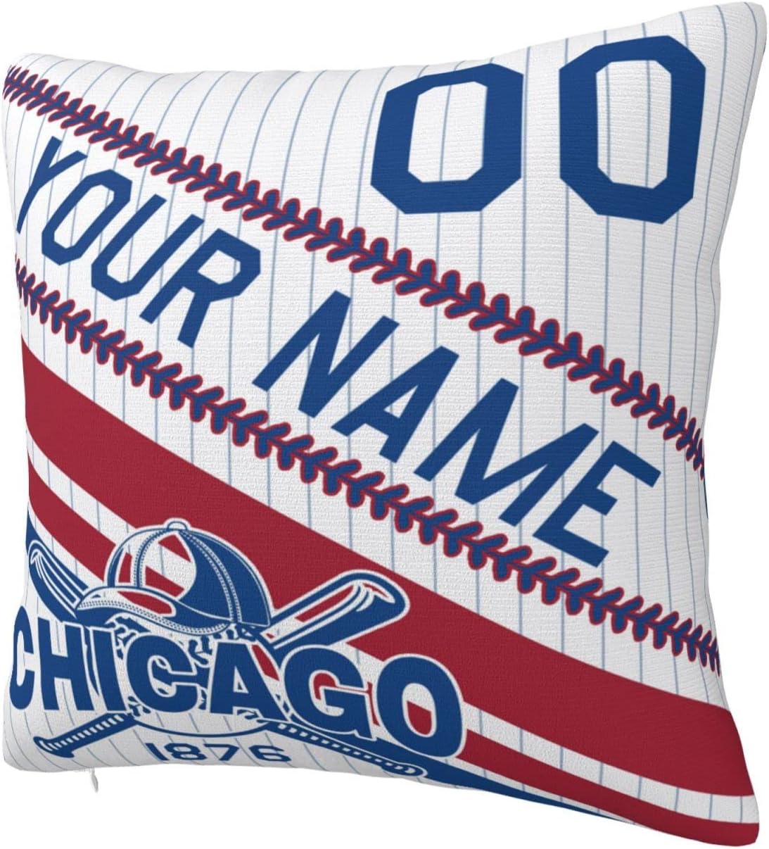 Amazon.com: POYOMUK Personalized Baseball Pillow Covers with Any Name ...