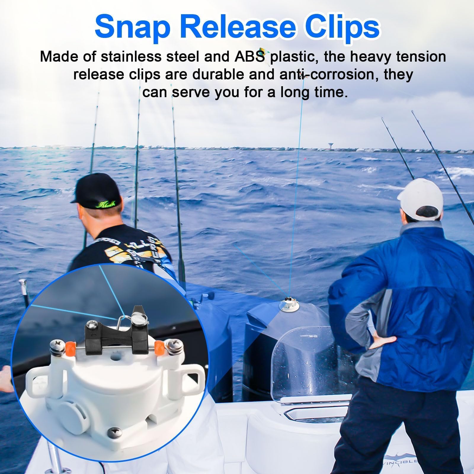 Snapklik.com : Downrigger Release Clips For Trolling, 4PCS Heavy ...